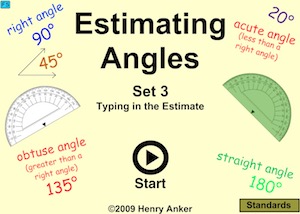 Estimating Angles - Set 3 - Educational Games For Kids