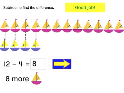Subtract Compare - Educational Games For Kids