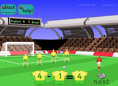 Soccer Subtraction - Educational Games For Kids