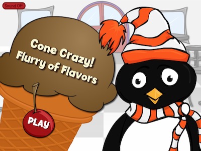Cone Crazy Flurry of Flavors Division - Educational Games For Kids