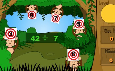 Jungle Jim and the Monkeys of Monamona! Division - Educational Games ...