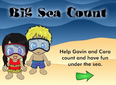 Big Sea Count - Educational Games For Kids