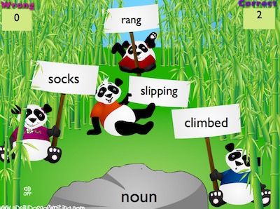 Panda Mayhem (Grammar Learning Tool) - Educational Games For Kids