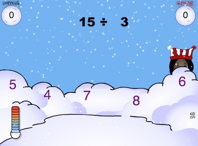 Snowball Fight Division - Educational Games For Kids