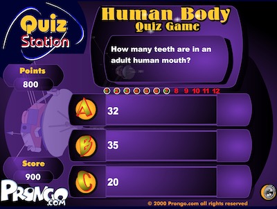 Human Body Quiz Game - Educational Games For Kids