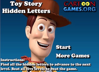 Toy Story: Hidden Letters Game - Educational Games For Kids
