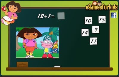 Dora Math Game - Educational Games For Kids