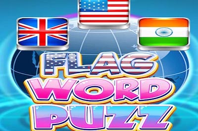 Flag Word Puzz - Educational Games For Kids