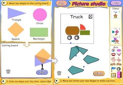 Shape Overlays: Picture Studio - Educational Games For Kids