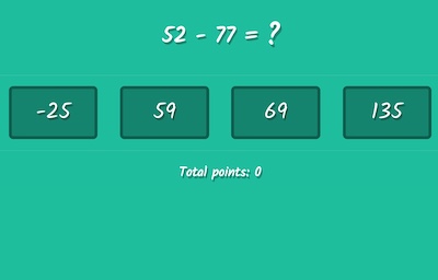 Math Quiz (+, -, x) - Educational Games For Kids