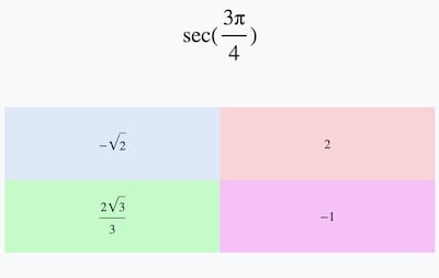 Lightning Round (Trigonometry Quiz) - Educational Games For Kids