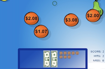 Dollar and Cents: Splat Game - Educational Games For Kids