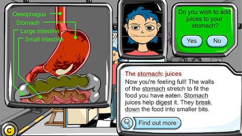 Game About Digestive System - Educational Games For Kids