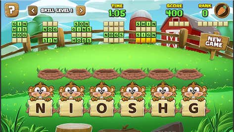 Games Like Word Whomp (Word Making & Scramble) - Educational Games For Kids