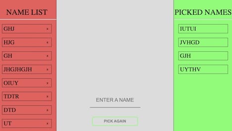 Random Name Picker (Pick Random Student or Winner)