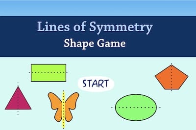 Lines of Symmetry: Shape Game - Educational Games For Kids