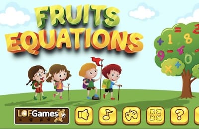Fruits Equations - Educational Games For Kids