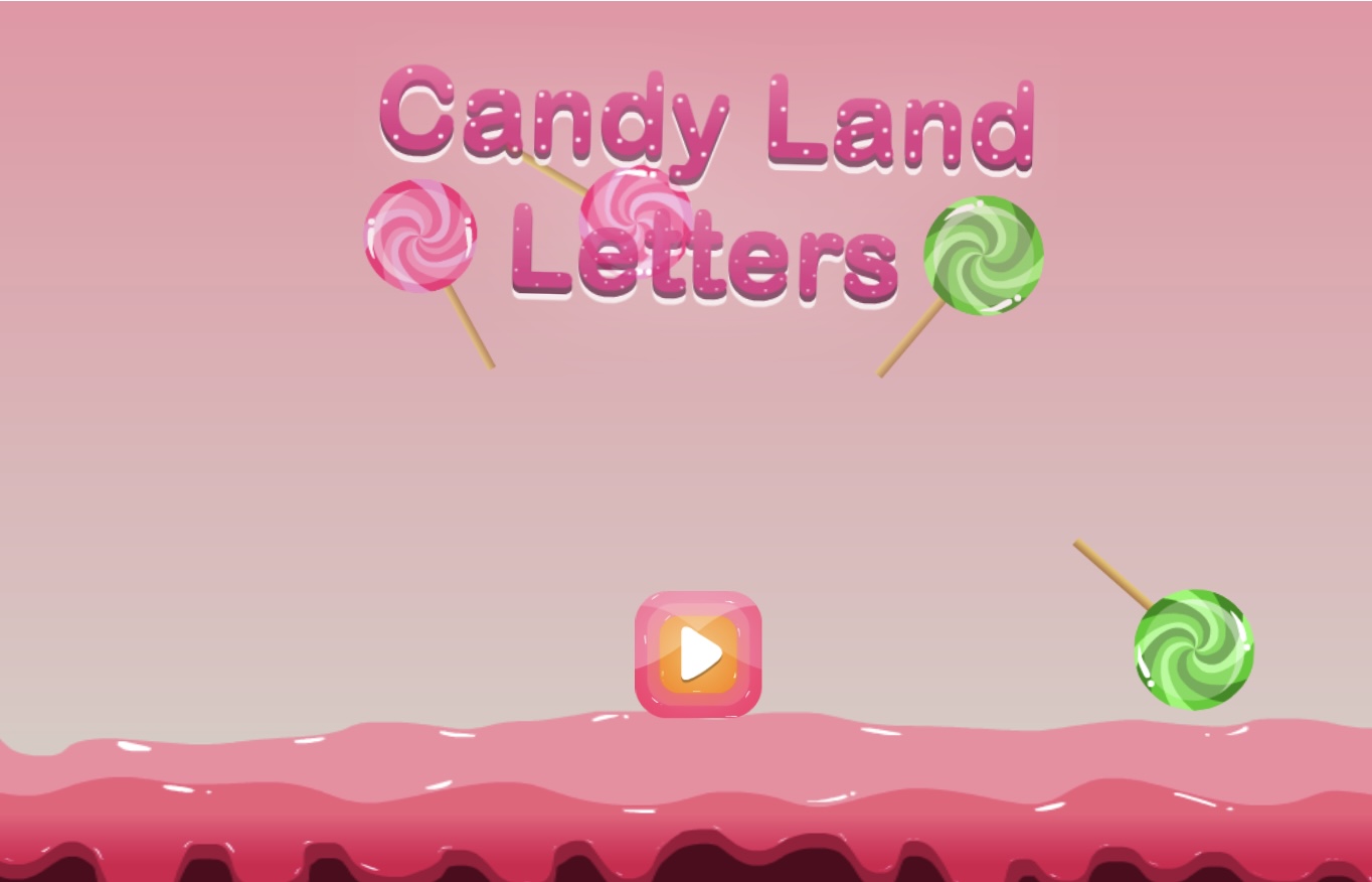 Candy Land Letters - Educational Games For Kids