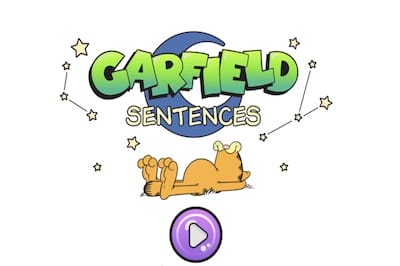 Garfield Sentences - Educational Games For Kids