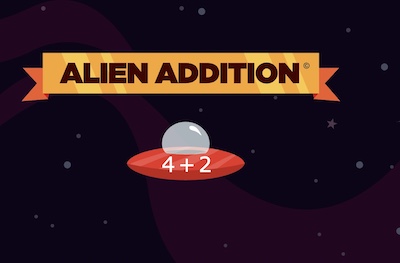Alien Addition - Educational Games For Kids