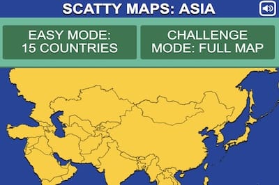 Scatty Maps - Asia - Educational Games For Kids