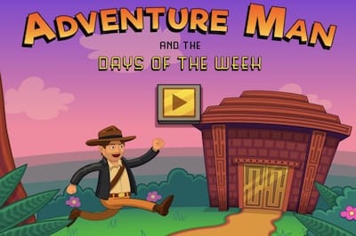 Adventure Man and the Days of the Week - Educational Games For Kids