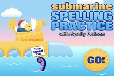 Submarine Spelling Practice - Educational Games For Kids