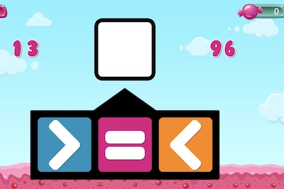 Math Game Number Comparison (Greater, Less, or Equal) - Educational ...