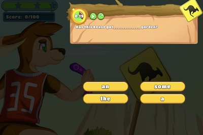 Kango Boomerang, Articles: A, An , The - Educational Games For Kids