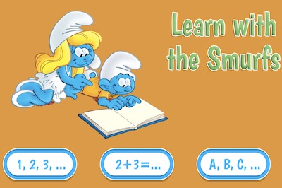 Learn with Smurfs (Numbers and Letters) - Educational Games For Kids