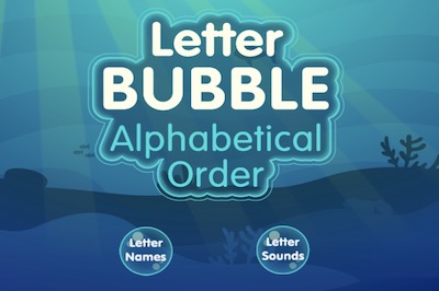 Letter Bubble - Alphabetical Order - Educational Games For Kids