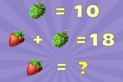 Fruit Math (Pictograph Math) - Educational Games For Kids
