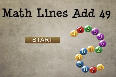 Math Lines - Add 49 - Educational Games For Kids