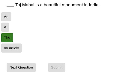 Article Quiz - Grade 3 and 4 - Educational Games For Kids