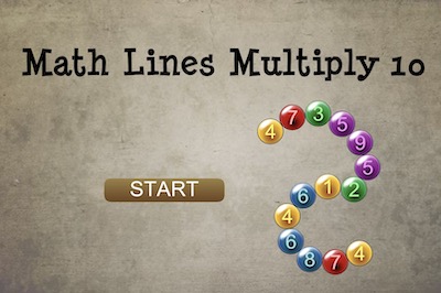 Math Lines Multiply 10 - Educational Games For Kids
