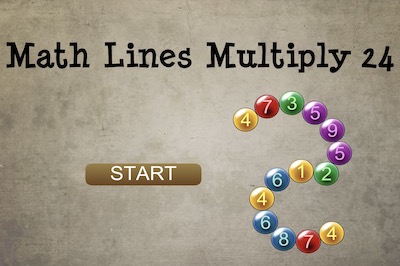 Math Lines Multiply 24 - Educational Games For Kids