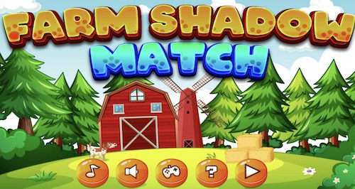 Farm Shadow Match - Educational Games For Kids