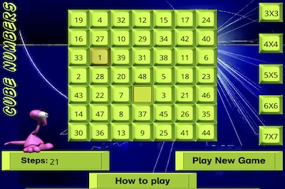 Cube Numbers - Educational Games For Kids