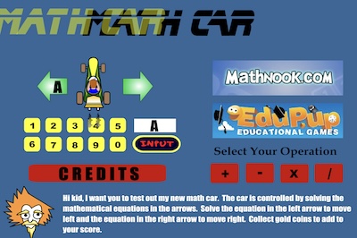Math Car - Educational Games For Kids