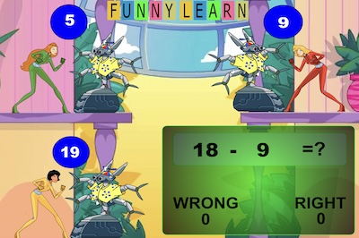 Math Attack - Educational Games For Kids