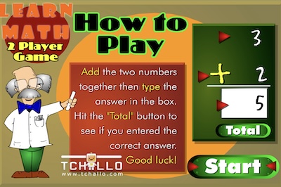 Learn Math 2 Player Game - Educational Games For Kids