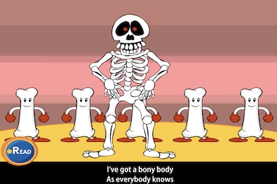 Skeleton Story (Reading Activity) - Educational Games For Kids