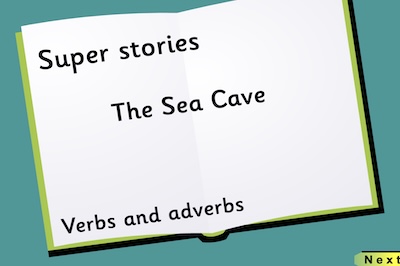 Super Stories: The Sea Cave - Verbs and Adverbs - Educational Games For ...
