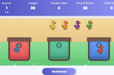 Duck Bucket Math - Educational Games For Kids